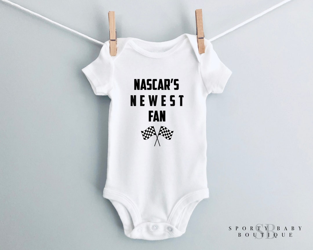 NASCAR’S NEWEST FAN Racing Racecar Baby Onesie®/ Toddler Clothes, Cute ...