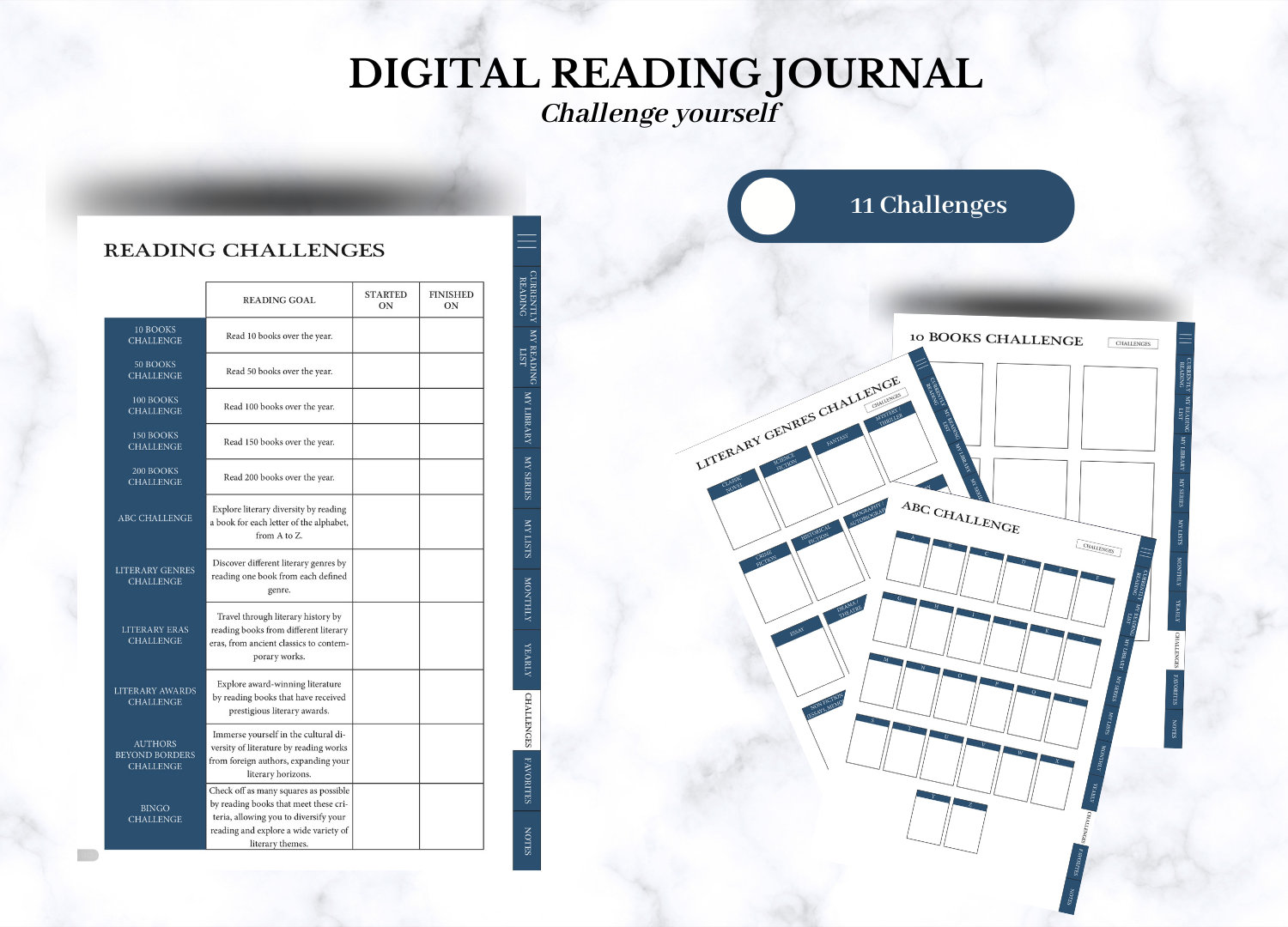 DIGITAL READING JOURNAL 2024 Book Review 2024 Digital Reading Log ...