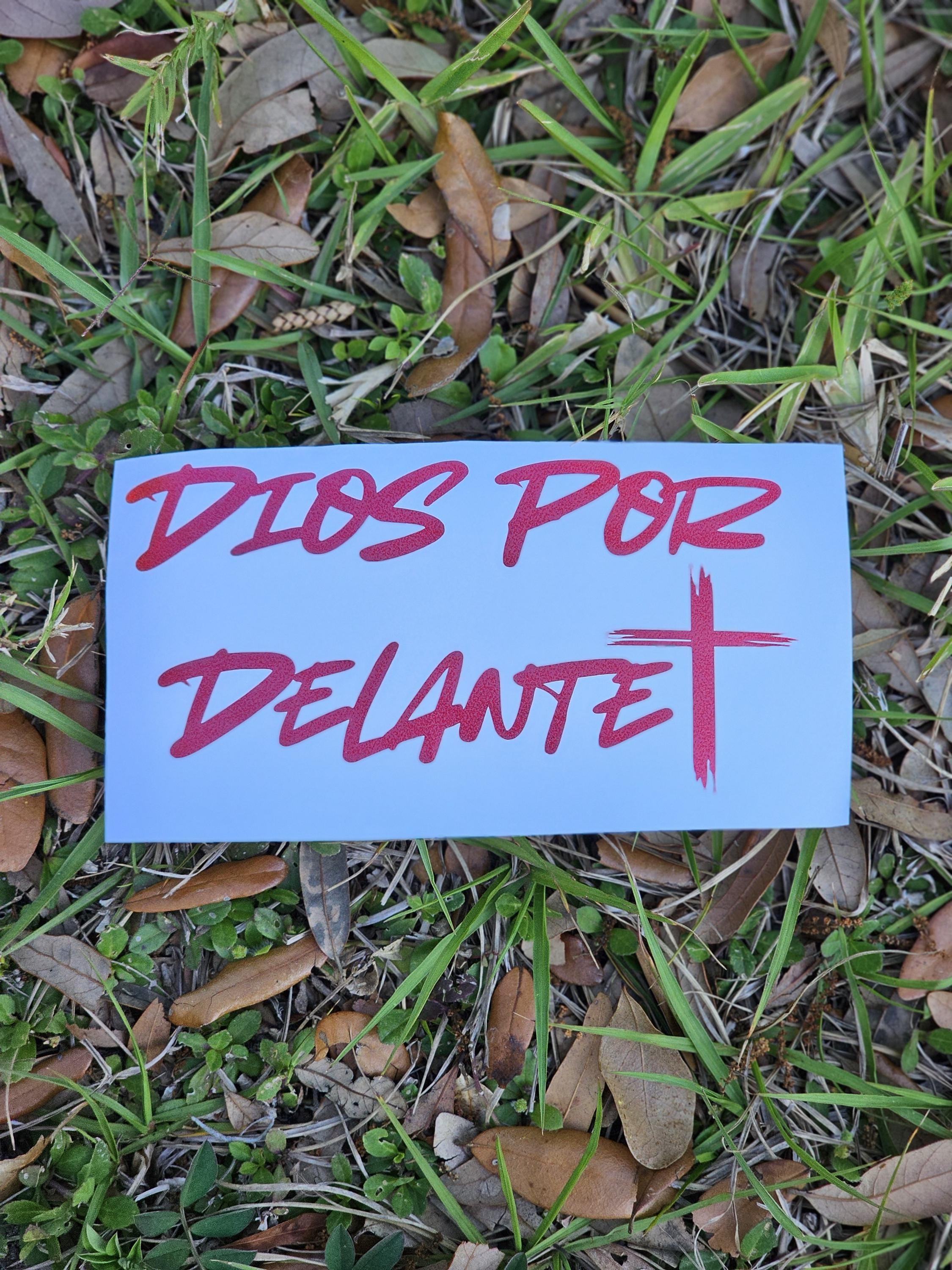 Dios Por Delante Decal - Etsy