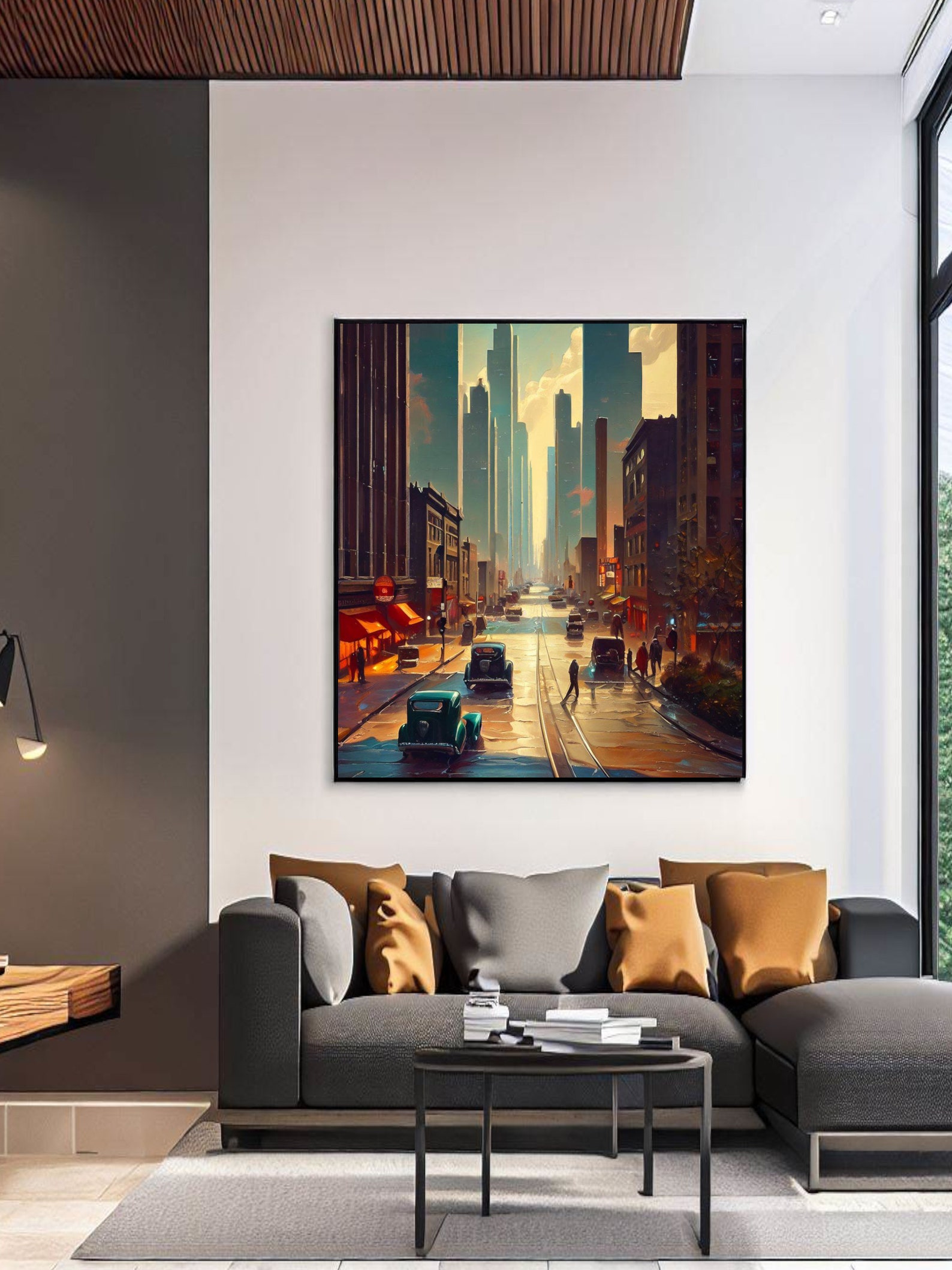 Chicago Imagined, Digital Art, Printable Wall Art, Surreal, Fantasy ...
