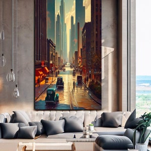 Chicago Imagined, Digital Art, Printable Wall Art, Surreal, Fantasy ...