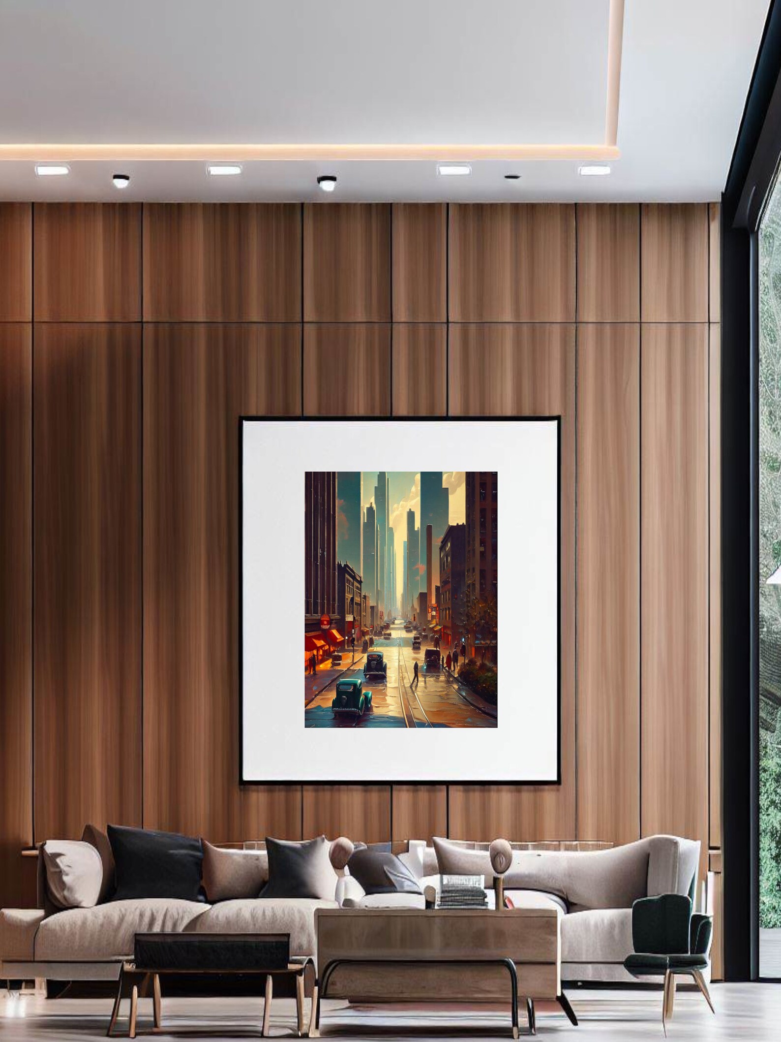 Chicago Imagined, Digital Art, Printable Wall Art, Surreal, Fantasy ...
