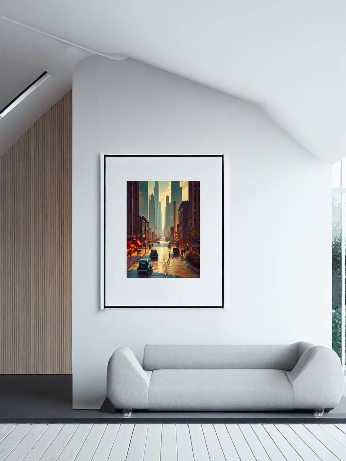 Chicago Imagined, Digital Art, Printable Wall Art, Surreal, Fantasy ...