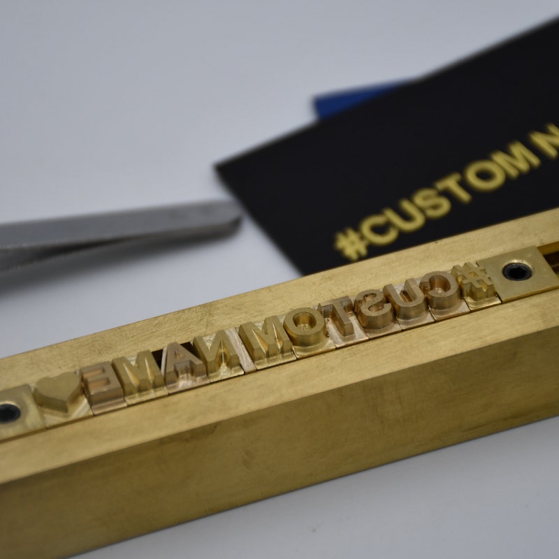 Foil Stamp Alphabet - Etsy