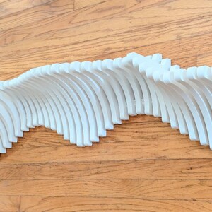 Parametric Wavy Shelf | Modern Wall Shelf | Stylish Wall Decor | 3D ...