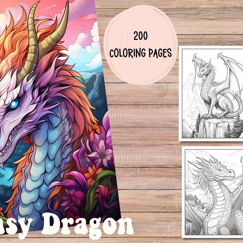 Fourth Wing Coloring Book - Etsy