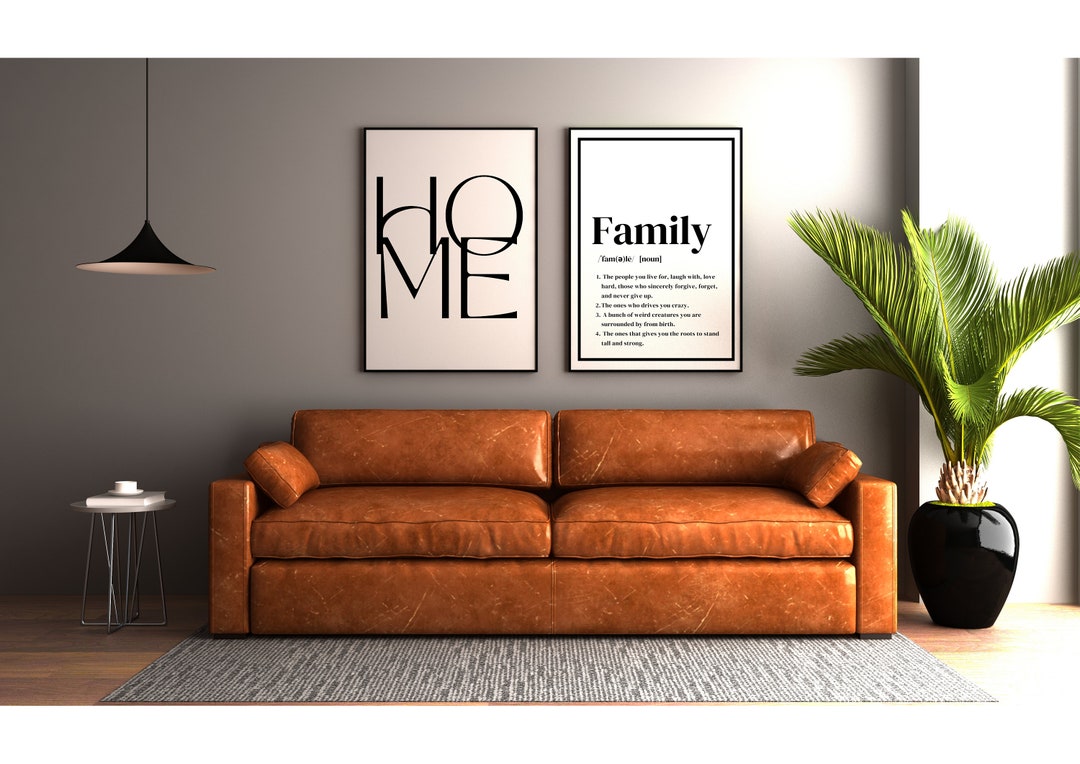 Home L Family Definition Frame - Etsy