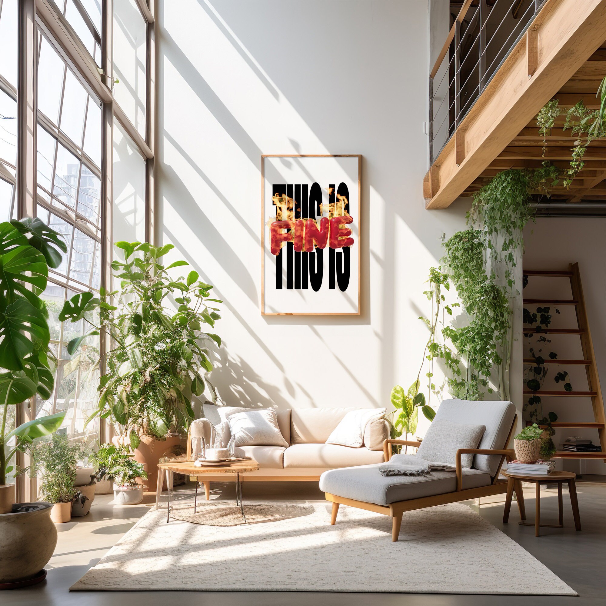 This is Fine Typographic Poster, Meme Poster, Quote Poster - Etsy