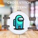 Among Us, Level up Your Crafting With Cross Stitch PDF Chart, Inspired ...
