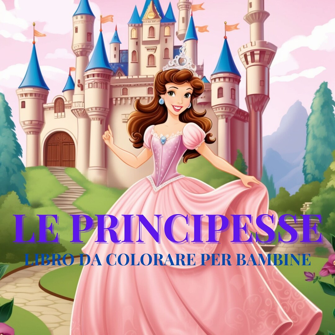 The Princesses Over 50 Coloring Pages of Beautiful Princesses - Etsy