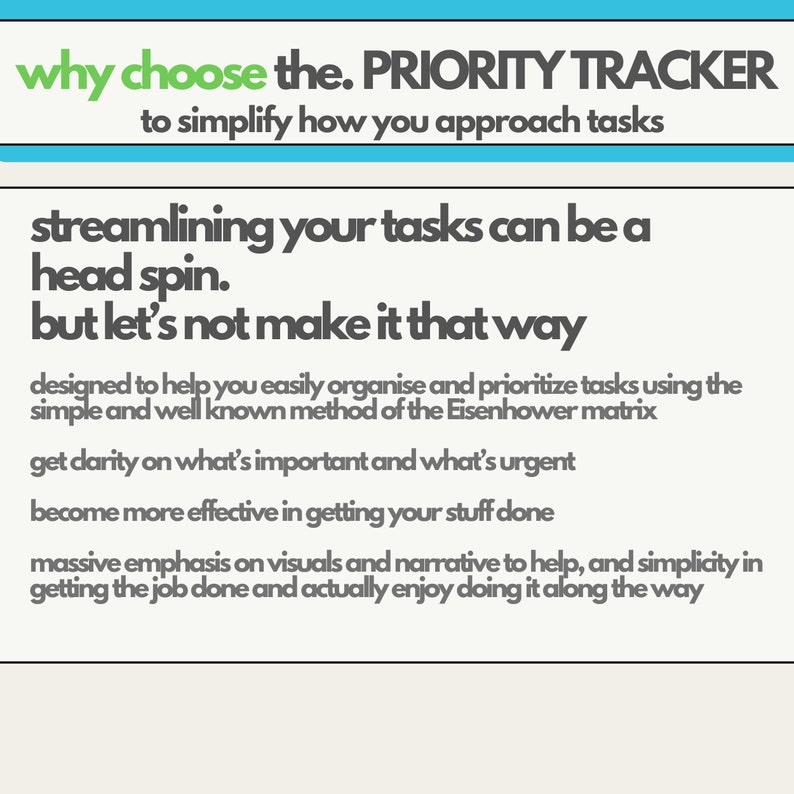 Task Priority Tracker Eisenhower Matrix, Task Priority Management With ...