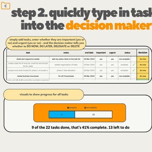 Decision Matrix: Simple Task Priority Tracker - Google Sheets Template ...