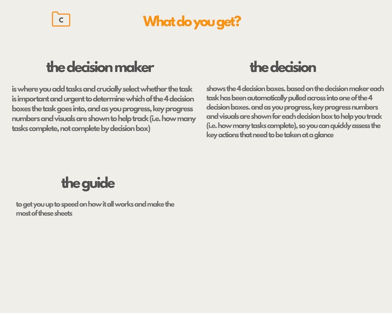 Decision Matrix: Simple Task Priority Tracker - Google Sheets Template ...
