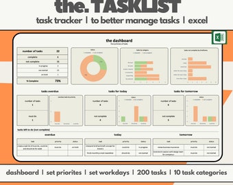 Task Tracker to Do List and Productivity Planner Weekly, Daily, Monthly ...