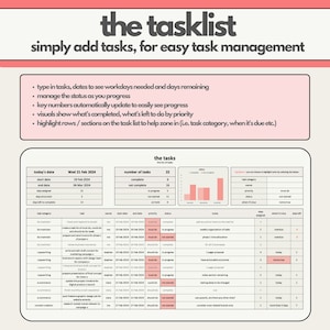 Task Tracker - to Do List and Productivity Planner - Weekly, Daily ...