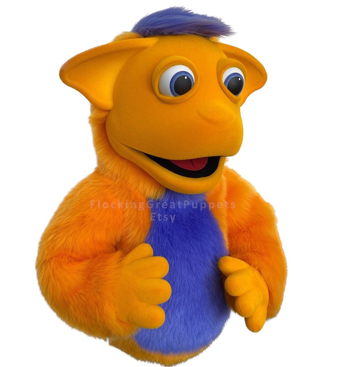 Flocked Professional Puppet Cute Monster - Etsy