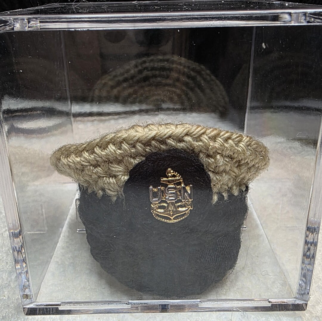 Crochet Military Cover With Display Case - Etsy