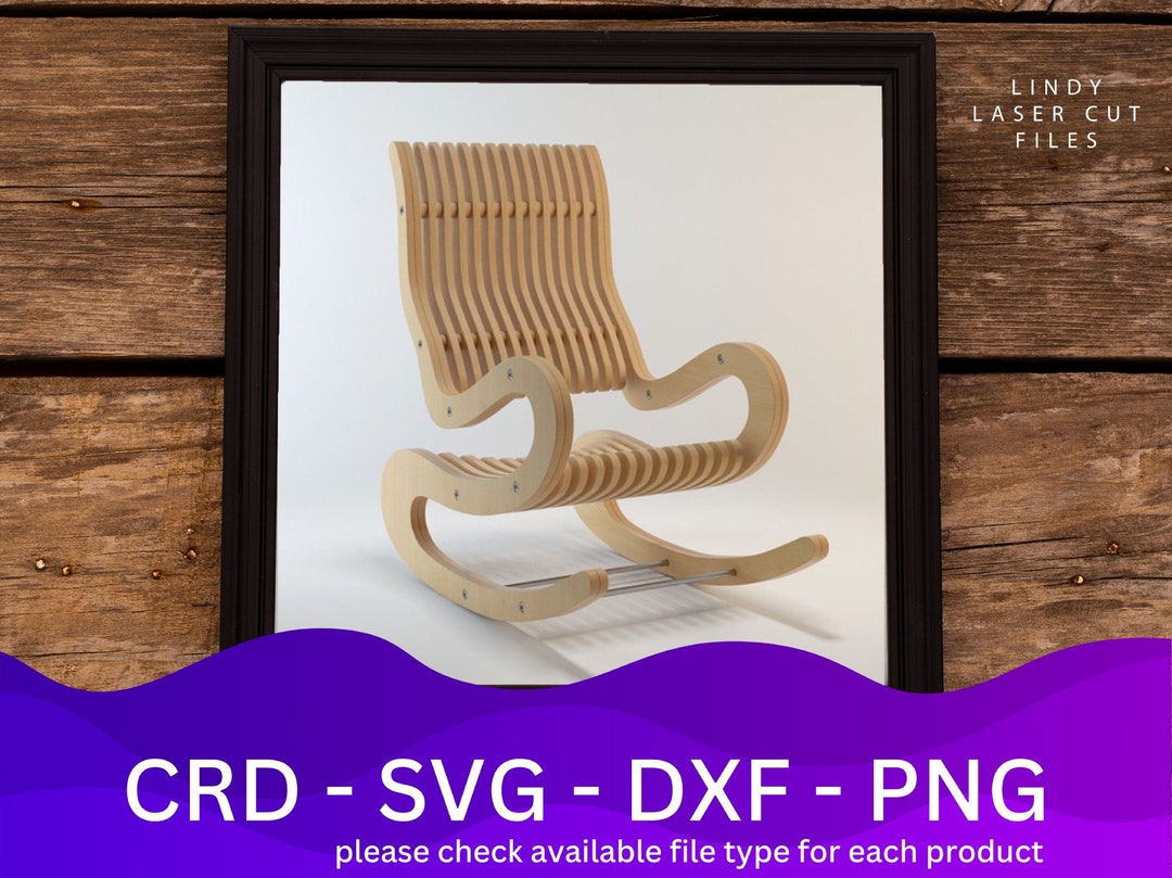 Laser Cut Wooden Chair CDR File Vector Plan Laser Cnc - Etsy UK