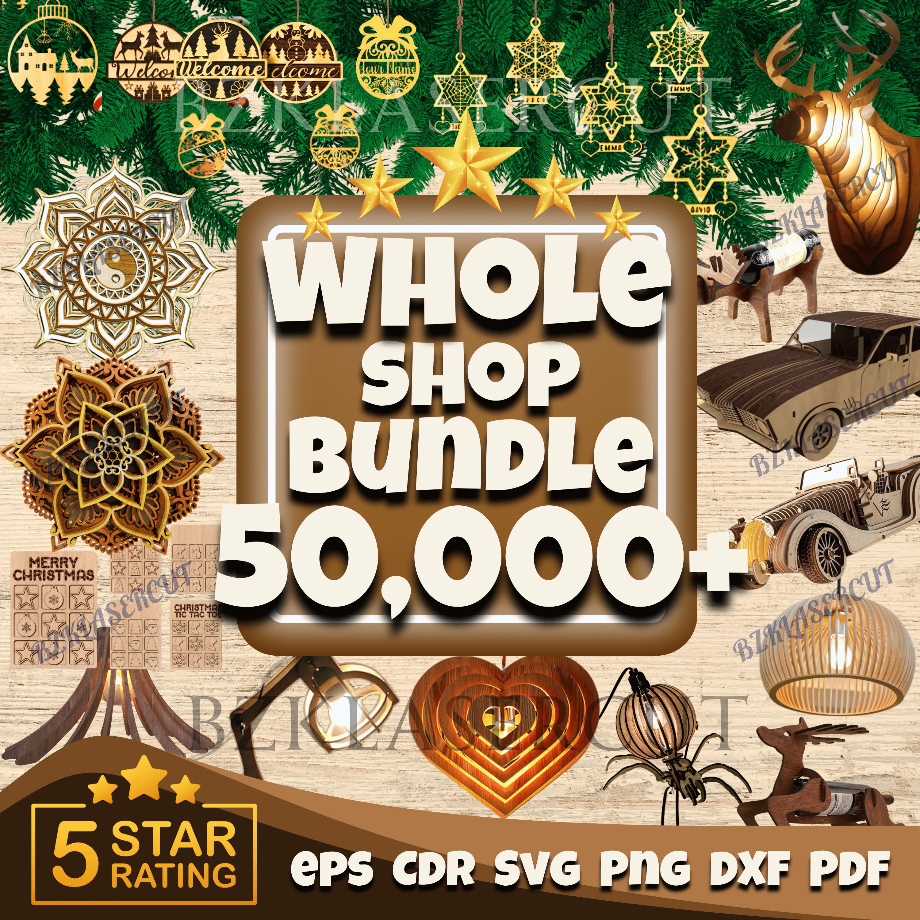 Laser Cut Files Bundle: 50,000+ CNC Router Designs (digital Download ...