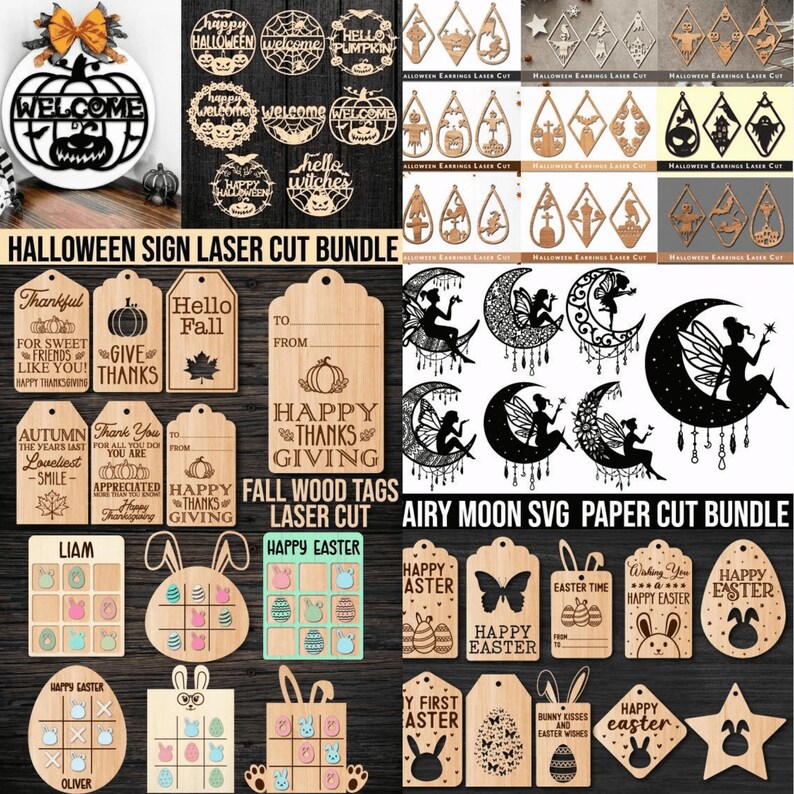 Laser Cut Files Bundle | 2024 Edition Ornament Laser Cut Bundle | 3000 ...
