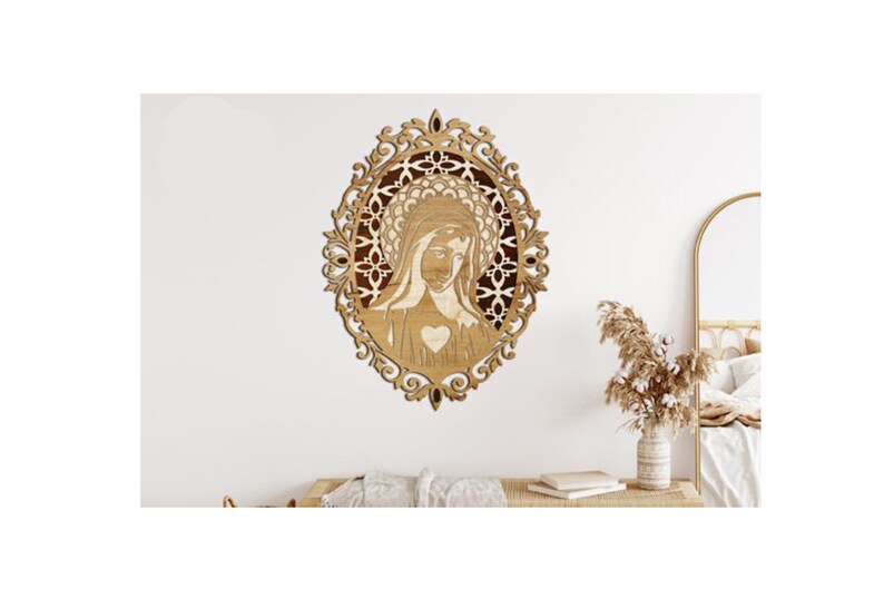 Icon Deva Maria Laser Cut Files Bundle SVG File Vector - Etsy