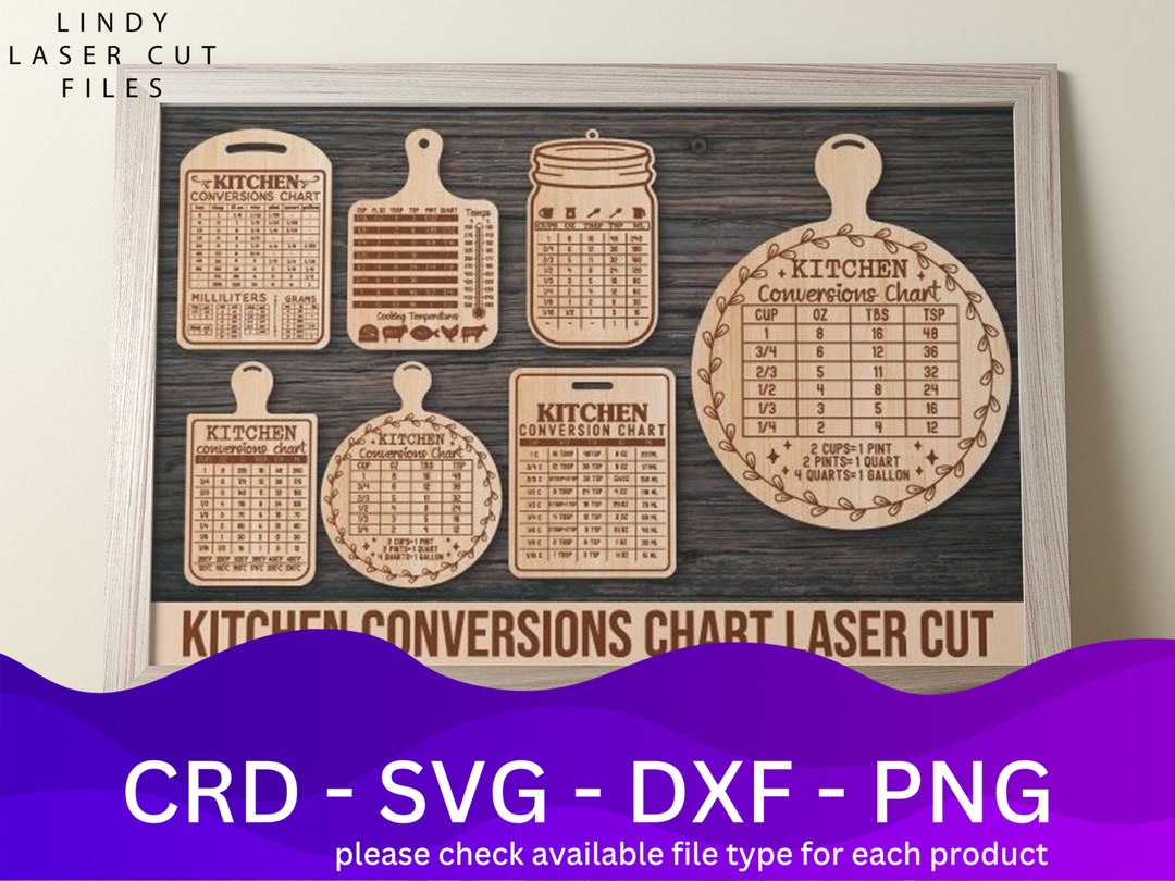 Kitchen Conversion Laser Cut Bundle DFX File, Vector, Plan Laser, Cnc ...