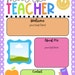 Meet the Teacher Editable Template, Meet the Teacher, Bright Colors ...