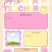 Meet the Teacher Editable Template, Meet the Teacher, Pastel Bright ...