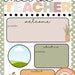 Meet the Teacher Editable Template, Meet the Teacher, Boho Colors, Back ...