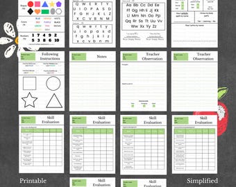 2 Year Old Assessment PDF Preschool Assessment Preschool Teacher ...