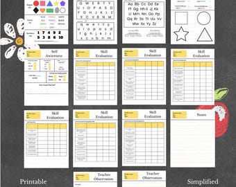 3 Year Old Assessment PDF Preschool Assessment Preschool Teacher ...
