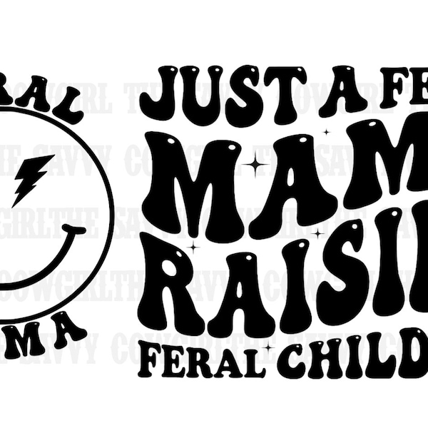 Feral Child Png Svg - Etsy UK