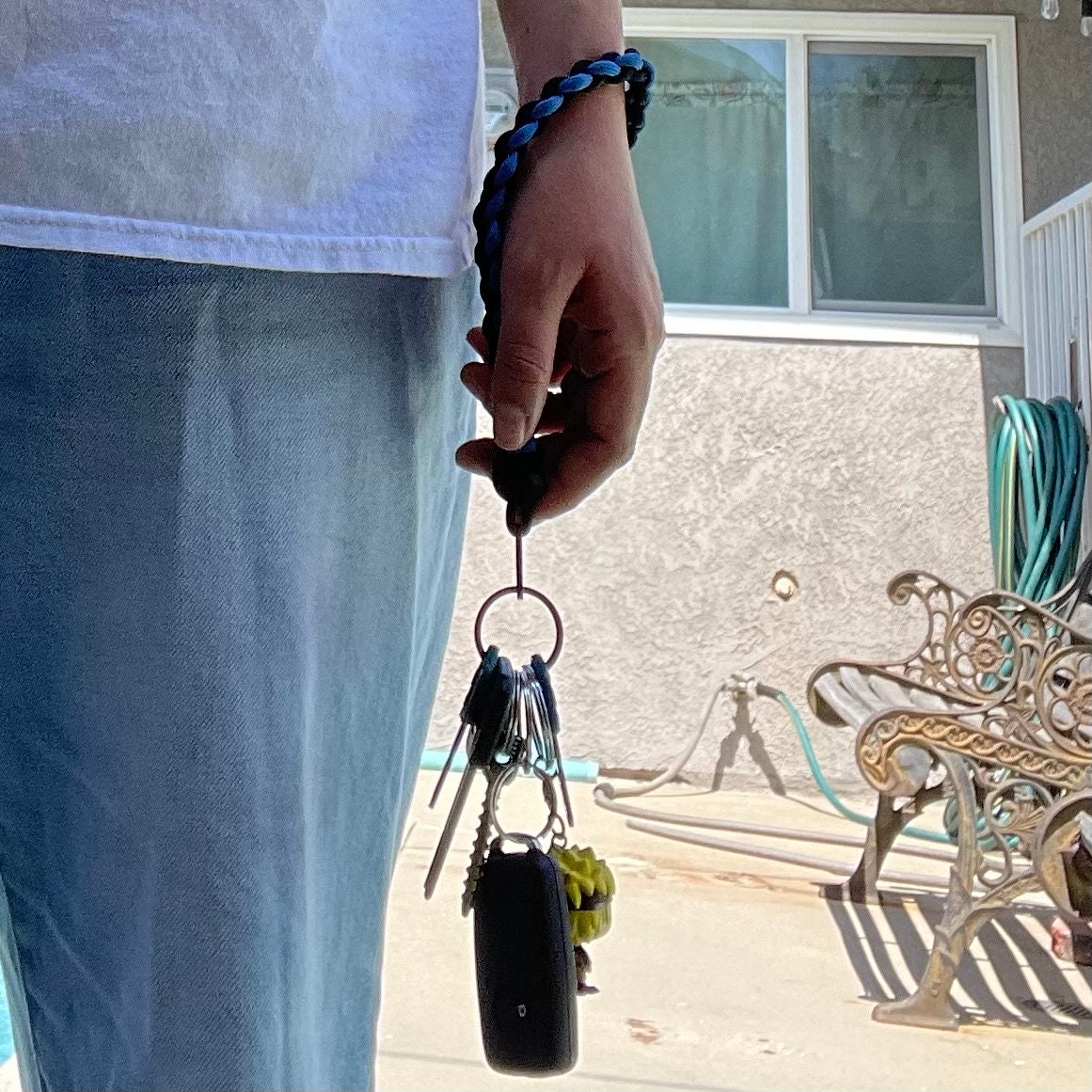 Handmade Paracord Wristlet/wrist Strap/key Holder - Etsy