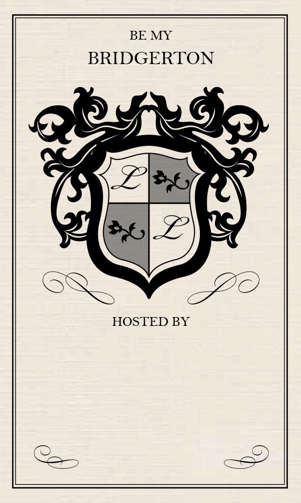 Bridgerton Themed Party Dance Cards - Etsy