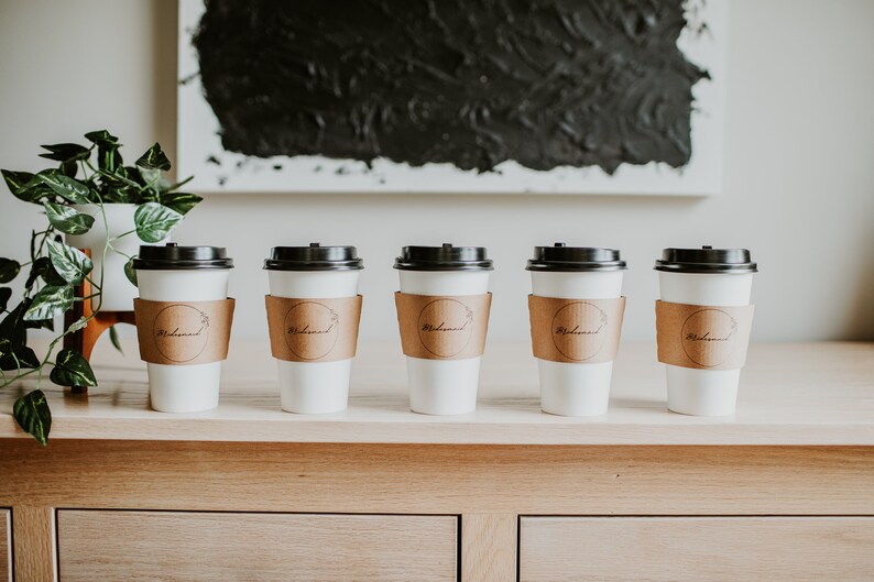 Disposable Coffee Cups for Bridal Morning - Etsy