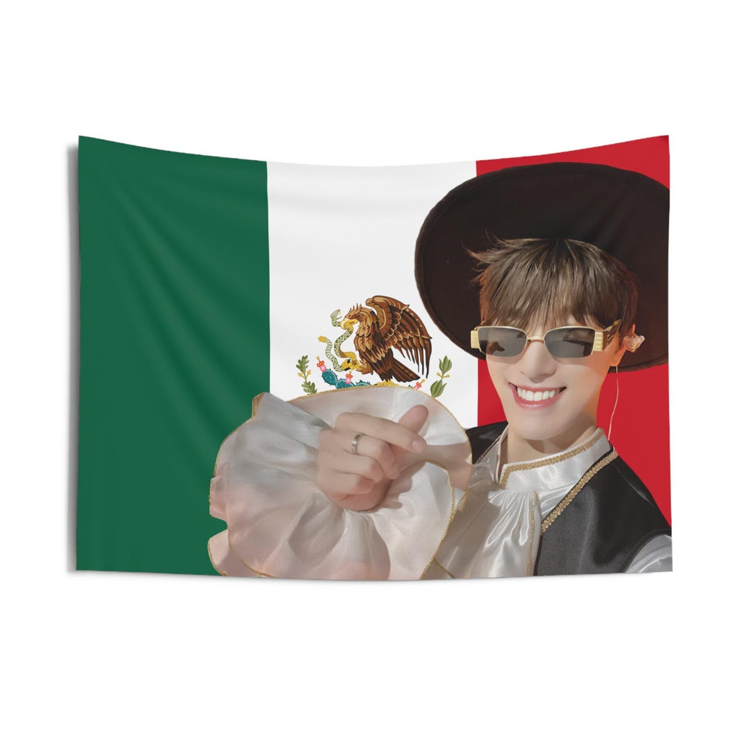 Pi Cheolin Dino Mexican Flag, Seventeen Kpop Flag, Seventeen Follow ...