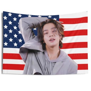 Enhypen Jake Insane Visuals American Flag, Enhypen Jake American ...
