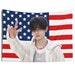 Stray Kids Lee Know Stunning Visuals American Flag, Lee Know American ...