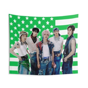 Nct Members Baggy Jeans Concept Photo Green American Flag, Nct Concert ...