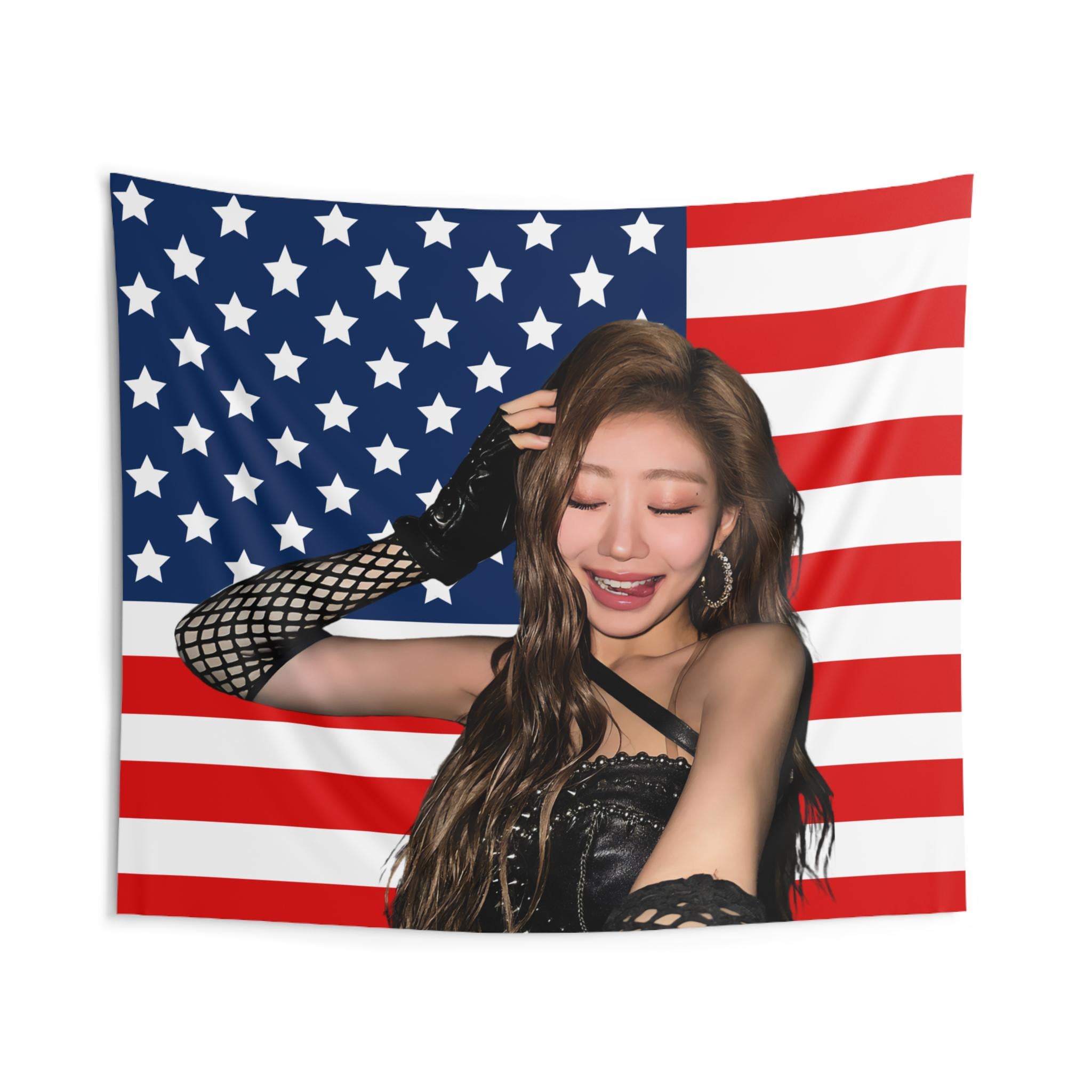Kiof Julie Stunning American Flag, Kiss of Life Concert Banner, Kiss of ...
