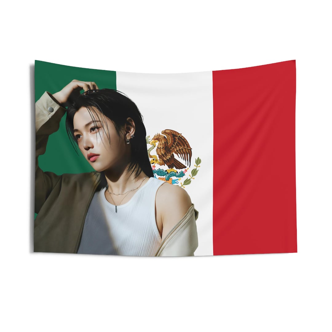 Skz Felix Visuals Mexican Flag, Stray Kids Concert Banner, SKZ Kpop ...