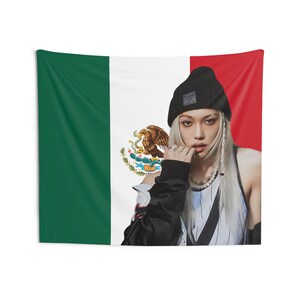 Skz Felix Rockstar Vibe Mexican Flag, Stray Kids Concert Banner, SKZ ...