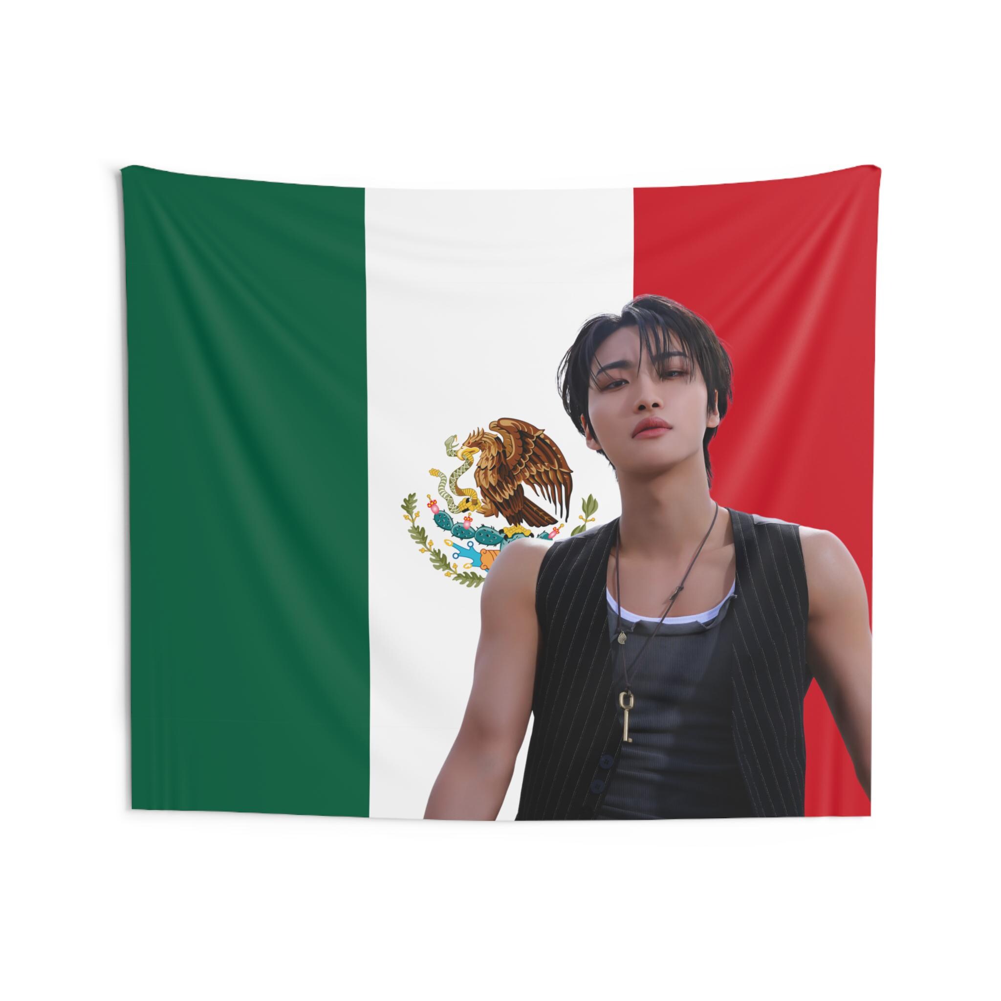 Seonghwa Tank Top Mexican Flag, Ateez Concert Banner, Ateez Kpop Flag ...