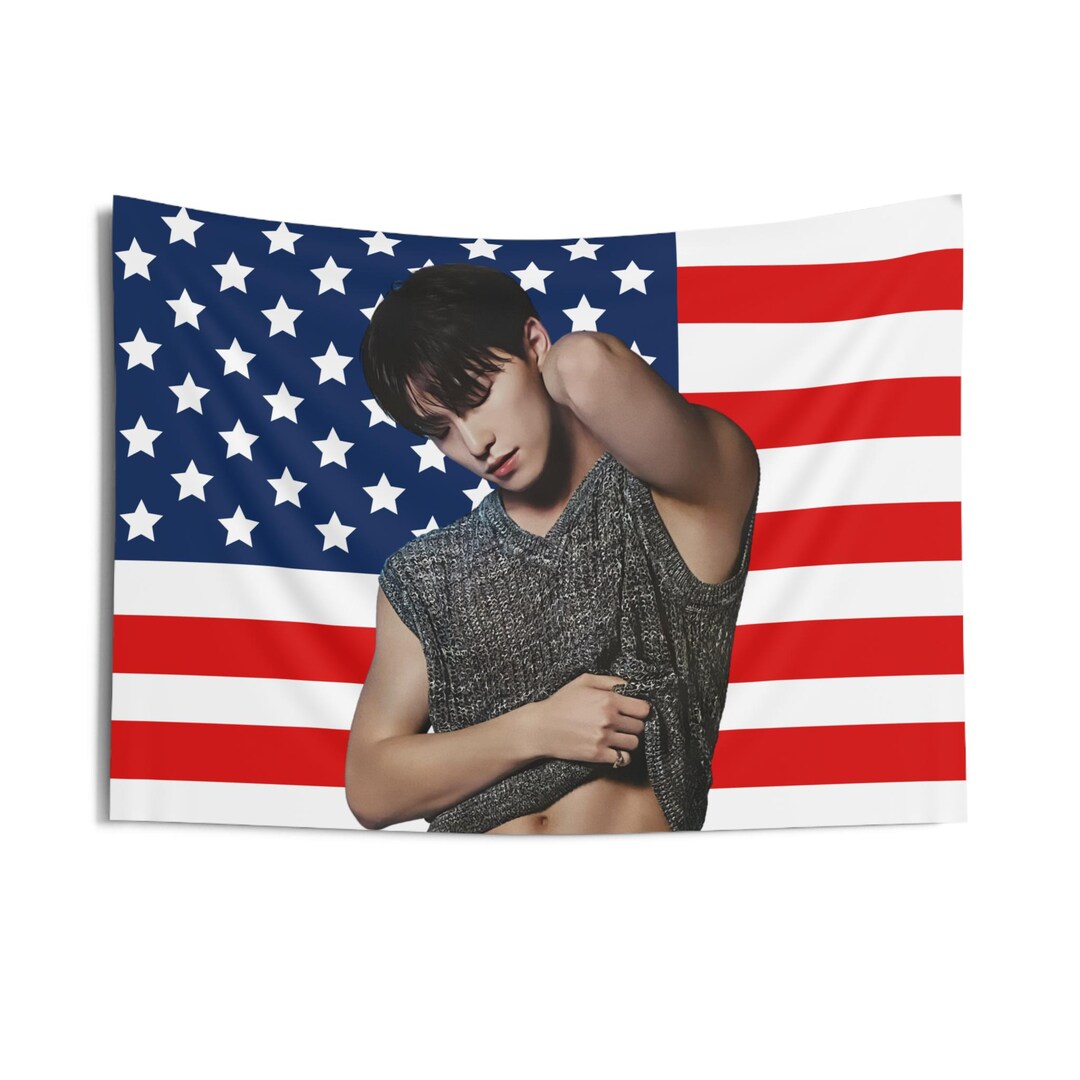Svt Dino Biceps American Flag, Seventeen Kpop Flag, Seventeen Follow ...