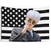 Ateez Seonghwa Visuals American Flag, Ateez Concert Banner, Ateez Kpop ...