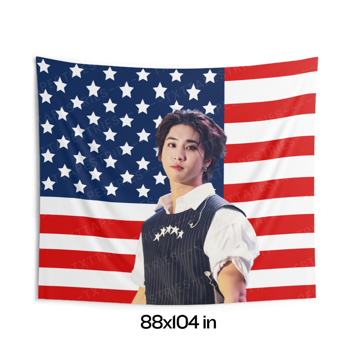 Stray Kids Han Breathtaking Visuals Flag Banner, Han American Tapestry ...