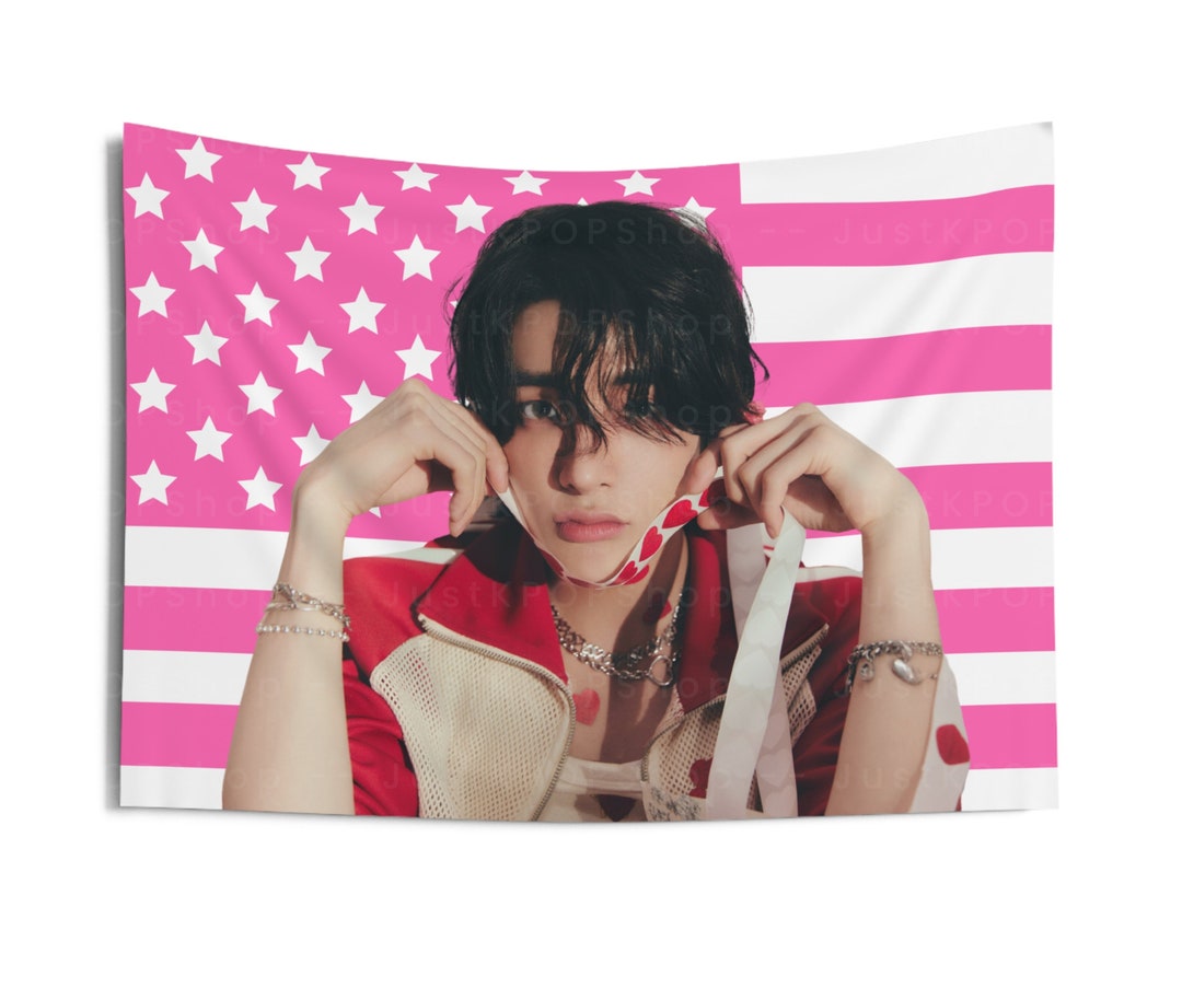 Enhypen Jake Cute Photoshoot American Flag, Enhypen Jake Hot Pink ...