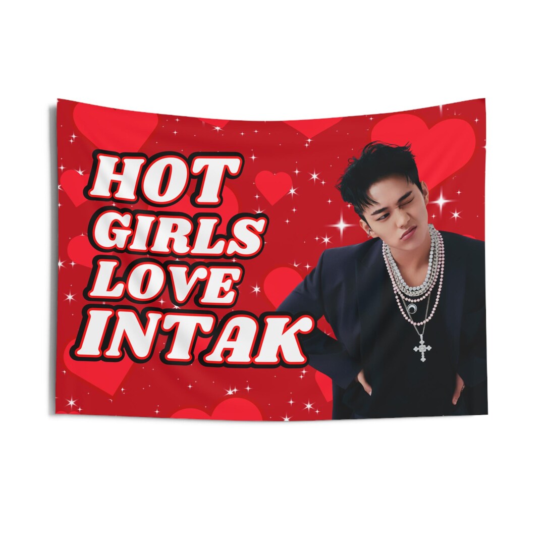 P1h Intak Cutie Hot Girls Concert Banner, P1harmony Members Kpop Flag ...