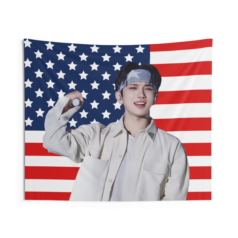 Svt Joshua Visuals American Flag, Seventeen Concert Banner, Seventeen ...