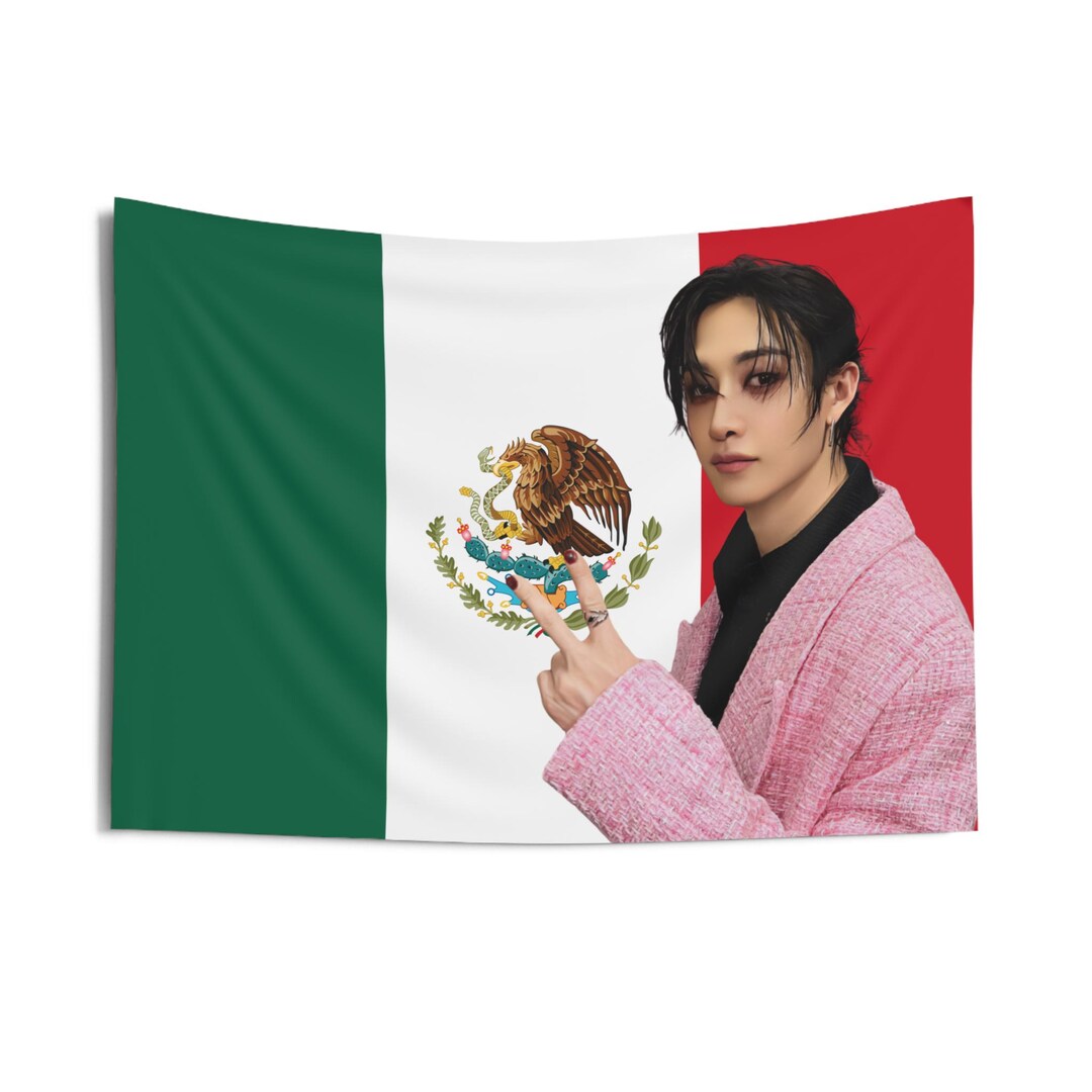 Bang Chan Do It Mexican Flag, Stray Kids Concert Banner, SKZ Kpop ...